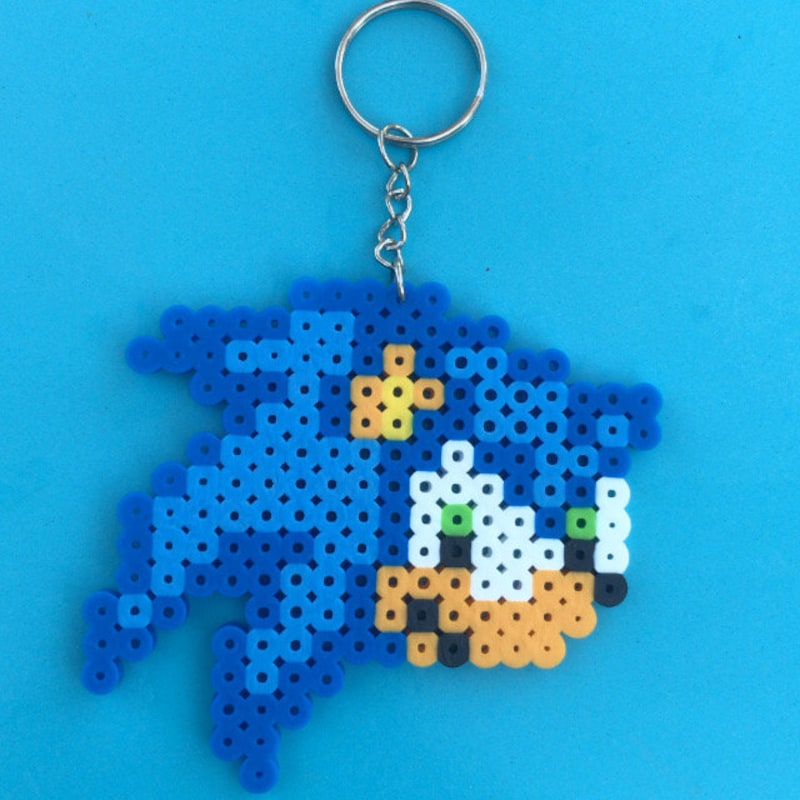 Sonic Perler Bead Pattern - Etsy