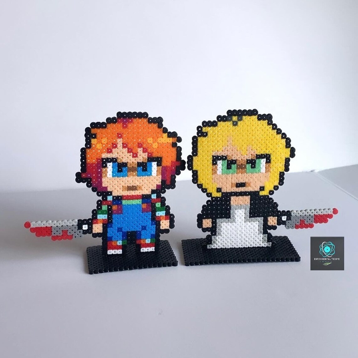 Chucky Perler Beads / Tiffany Perler Beads / Handmade Crafts / Pixel ...