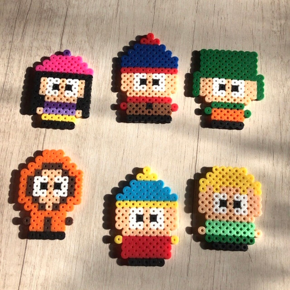 South Park Perler Sprites, Potty Mouth Keychains , Birthday Gifts ...