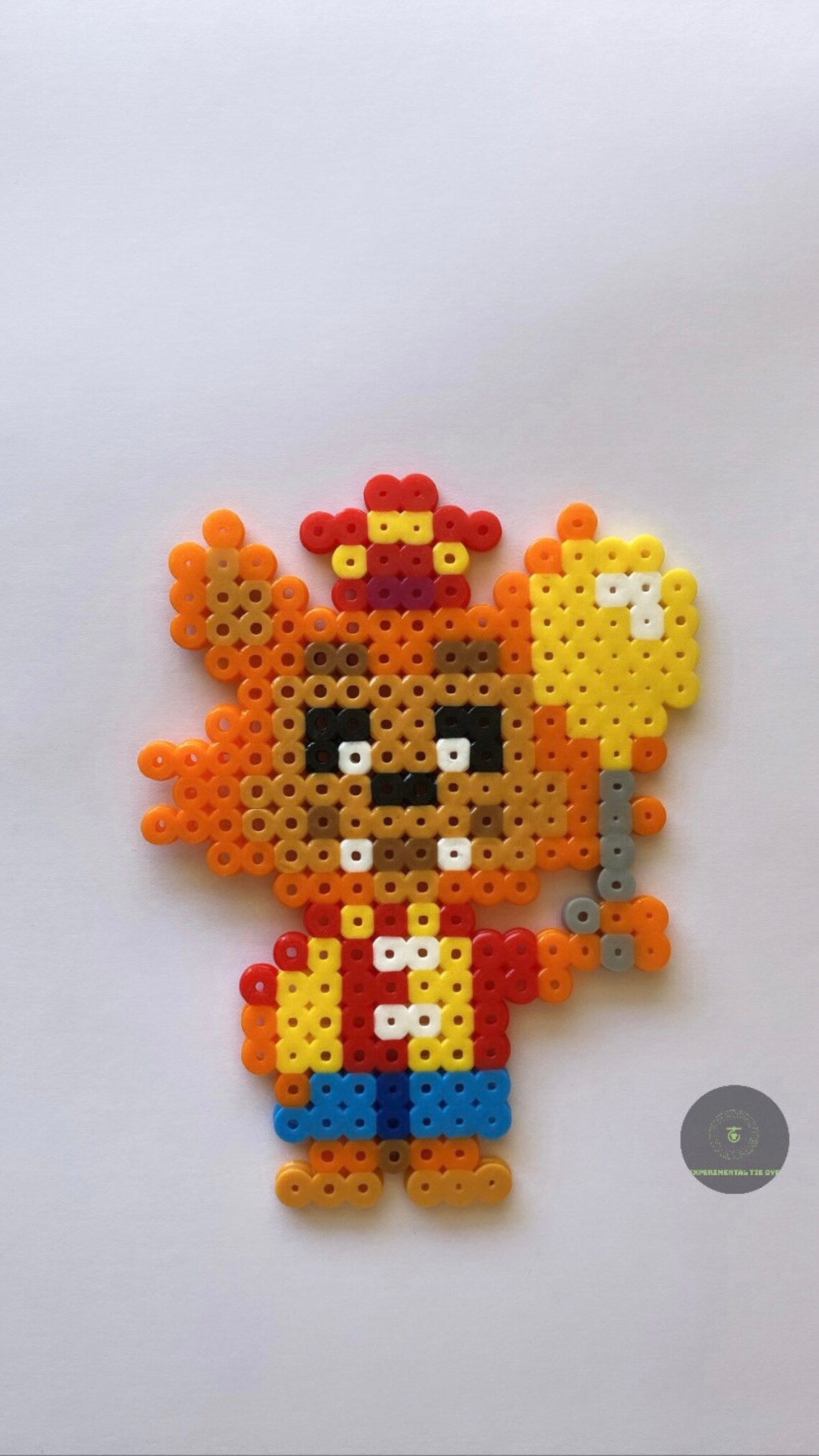 FNAF Perler Beads , Balloon Foxy Inspired , Handmade Pixel Art , FNAF ...