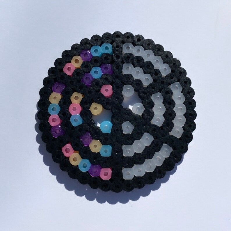 Wednesday Perler Sprites , Handmade Perler Beads , Gothic Girl Pixel ...