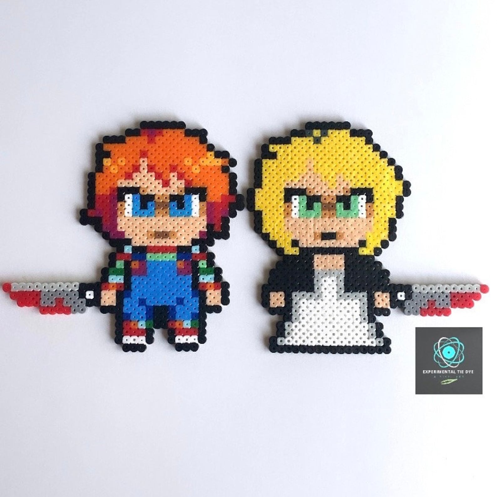 Chucky Perler Beads / Tiffany Perler Beads / Handmade Crafts / Pixel ...