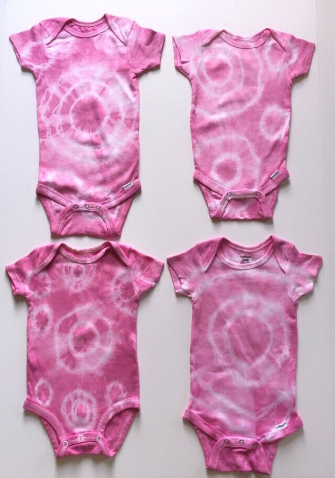 Pink Baby Body Suits / Tie Dye / Geode - Etsy