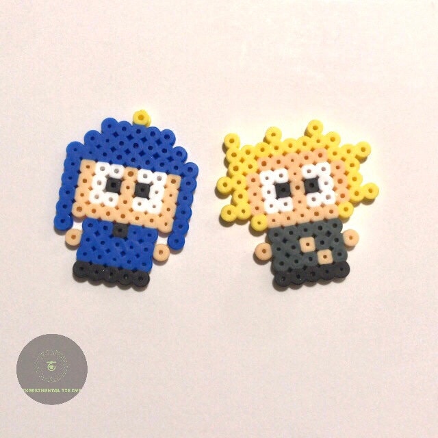 South Park Perler Beads , Potty Mouth Perler Sprites , Craig & Tweek ...