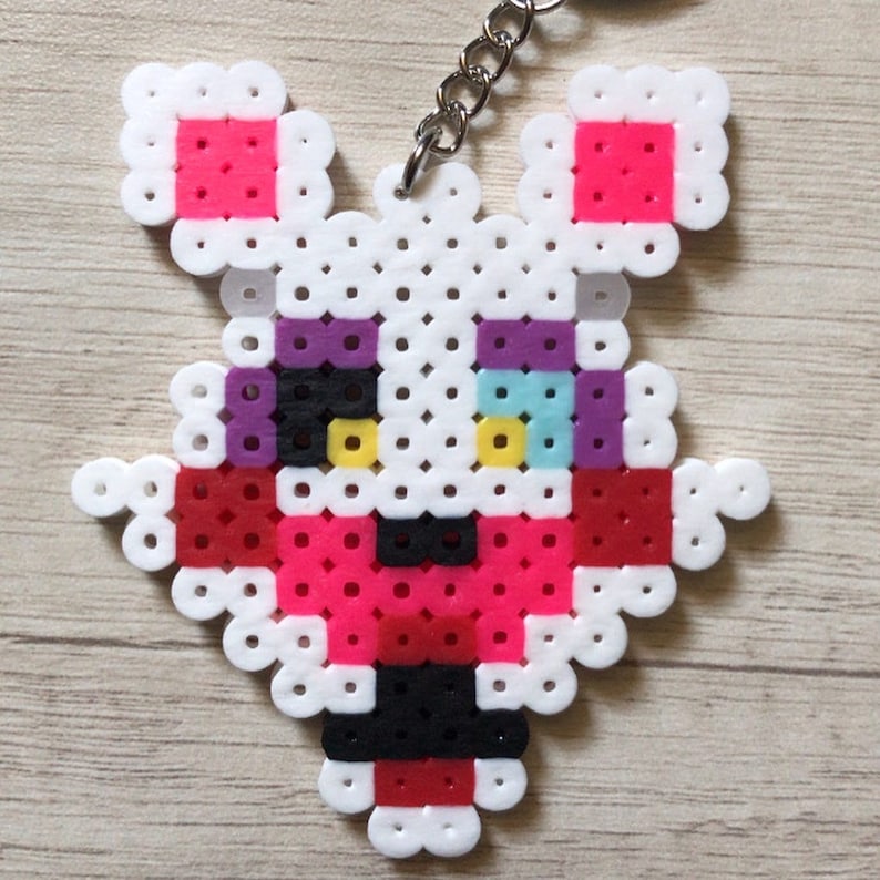 FNAF Perler Beads , Fuse Bead Keychains, Handmade Pixel Art , FNAF ...