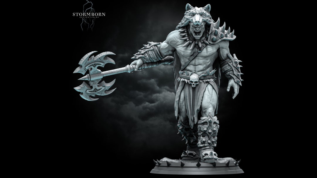 Ushnar, the Ruthless Orc | Stormborn Collectables | 3D Printed,dnd ...