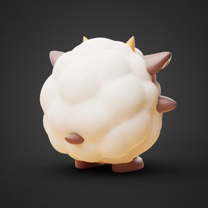 Lamball | Palworld Fan Art | 3D Resin Art,sheep Pokemon,tabletop Gaming ...