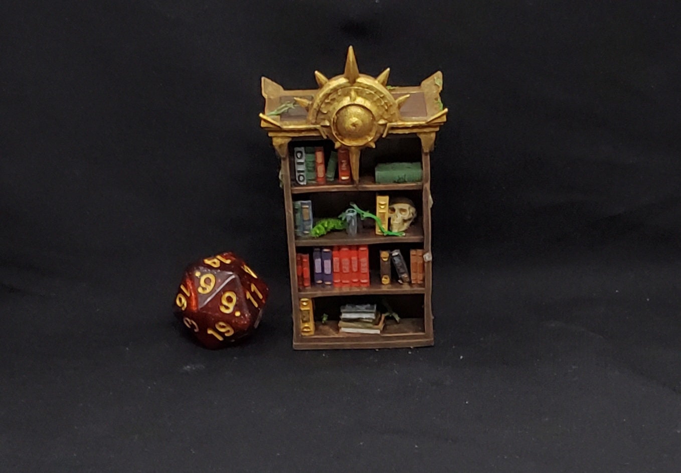 Fully Painted Dnd/tabletop Bookshelf epics N Stuffs pro - Etsy