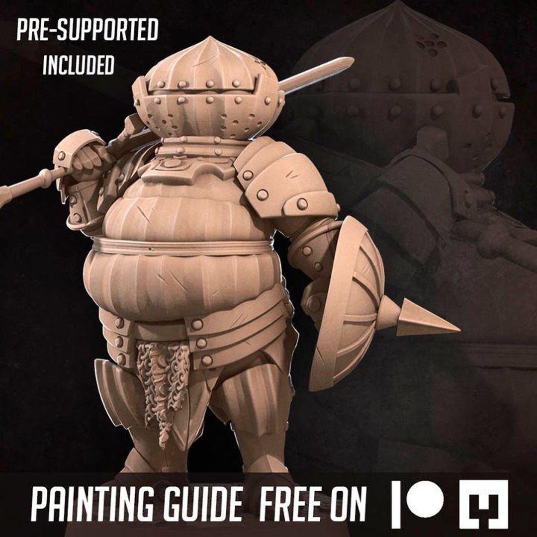 Onion Knight Dark Souls Fan Art Bite the Bullet 3D Resin Print,dnd ...