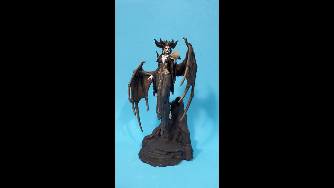Lilith Diablo 4 Custom Hand Painted3d Print,dnd,wargaming,rpg,scyth ...