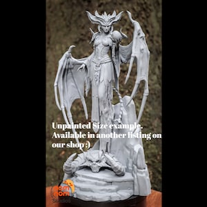 Lilith Diablo 4 Custom Hand Painted3d Print,dnd,wargaming,rpg,scyth ...