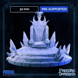 The Freezing Throne Primal Collectibles 3D Resin Print Dnd,terrain ...