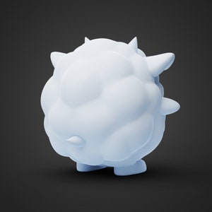 Lamball | Palworld Fan Art | 3D Resin Art,sheep Pokemon,tabletop Gaming ...
