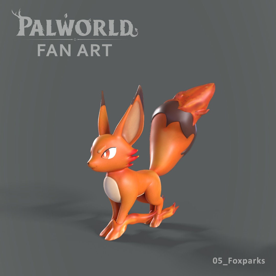 Foxparks Palworld | Fan Art,firefox,pokemon,pocket Monster,unpainted ...