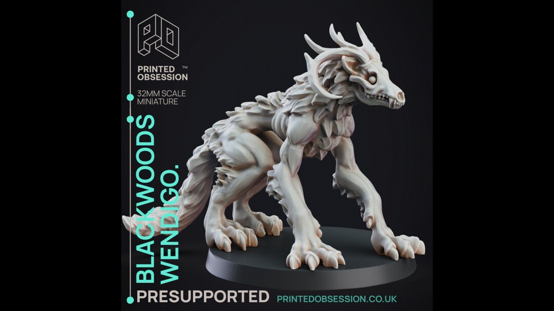 Wendigo | Printed Obsession |3D Resin Printed|3d Printed,dnd,wargaming ...