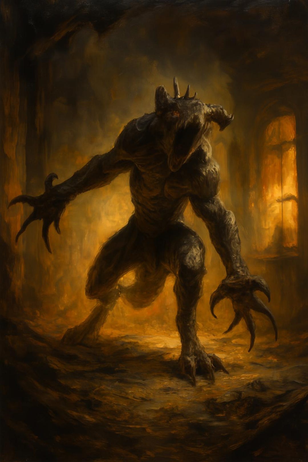 Wasteland Deathclaw 3D STL File: Printable Miniature for RPG & Dnd - Etsy