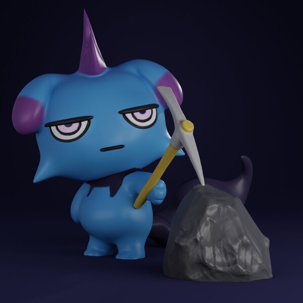 Palworld Depresso 3d Printed - Etsy