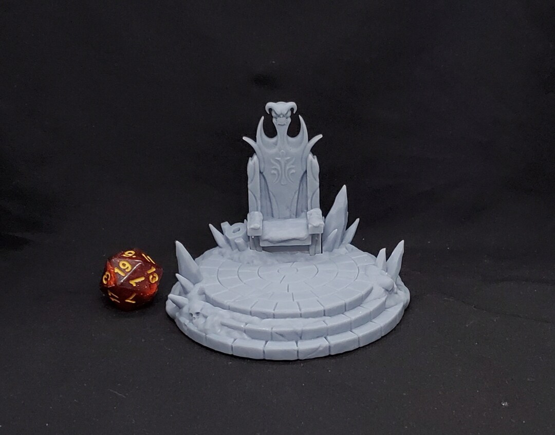 The Freezing Throne | 3D Resin Art | Dnd,terrain,scenery,scatter Props ...