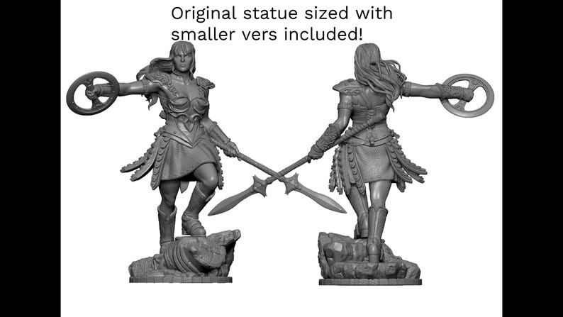 Xena Warrior Princess: 3D STL File Digital Download Miniature File - Etsy
