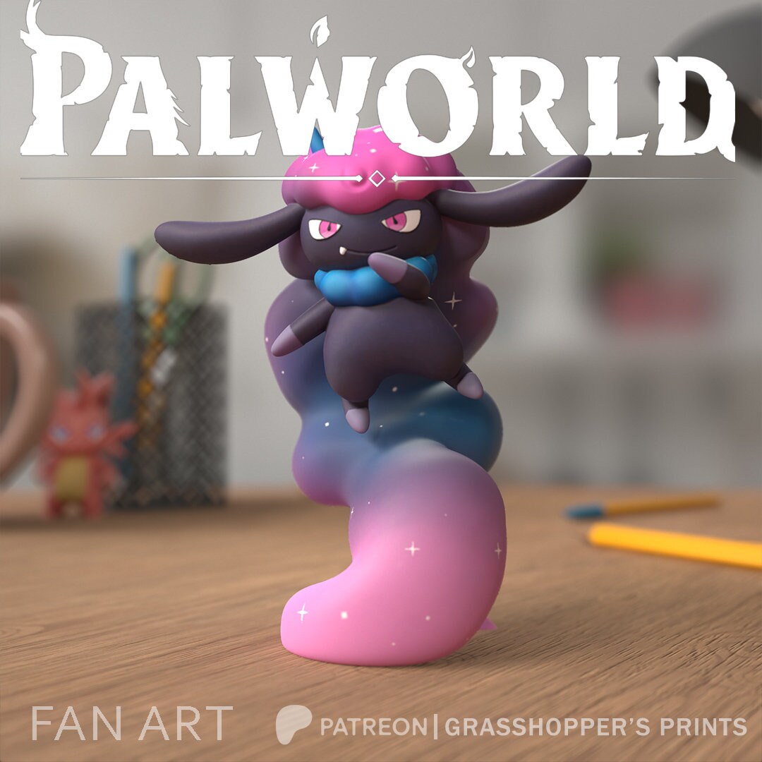 Daedream | Palworld Fan Art | 3D Resin Art | Unpainted,pokemon,dnd ...