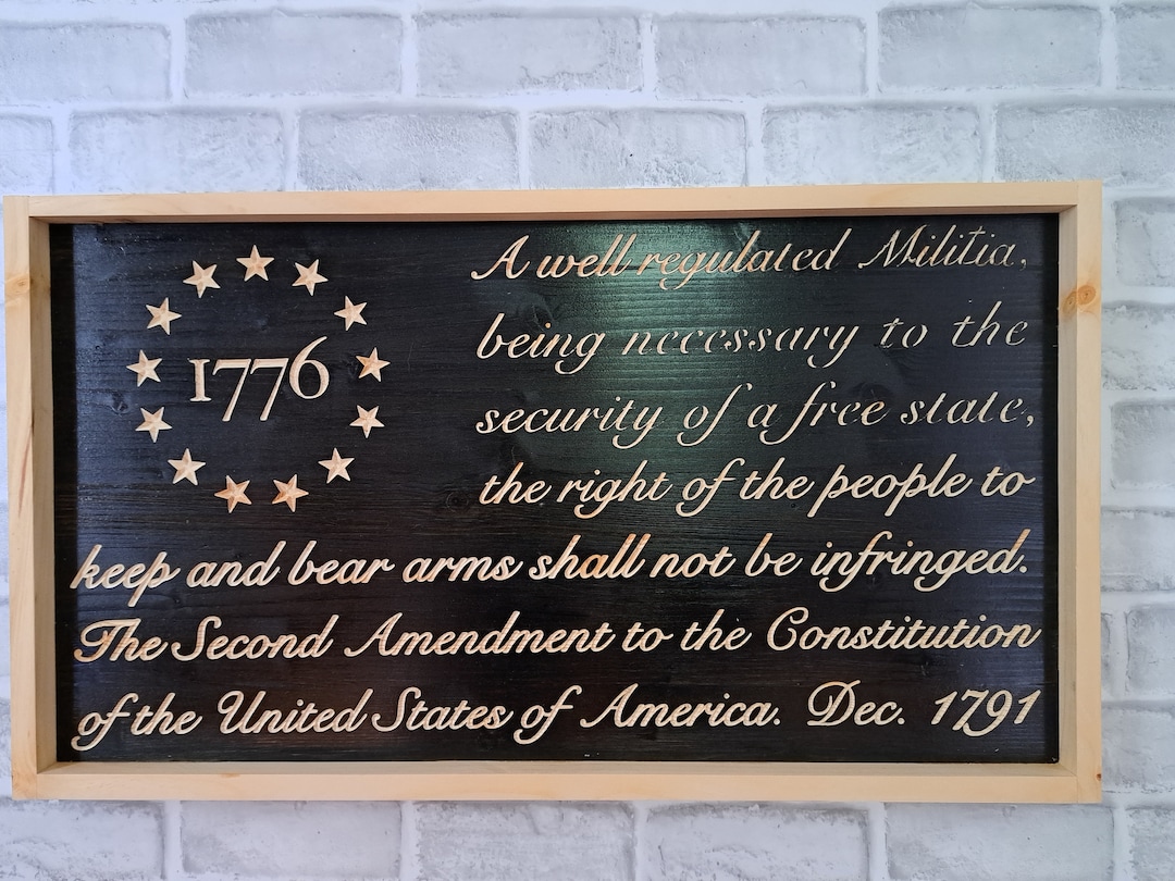 Handmade 2nd Amendment Flag - Etsy