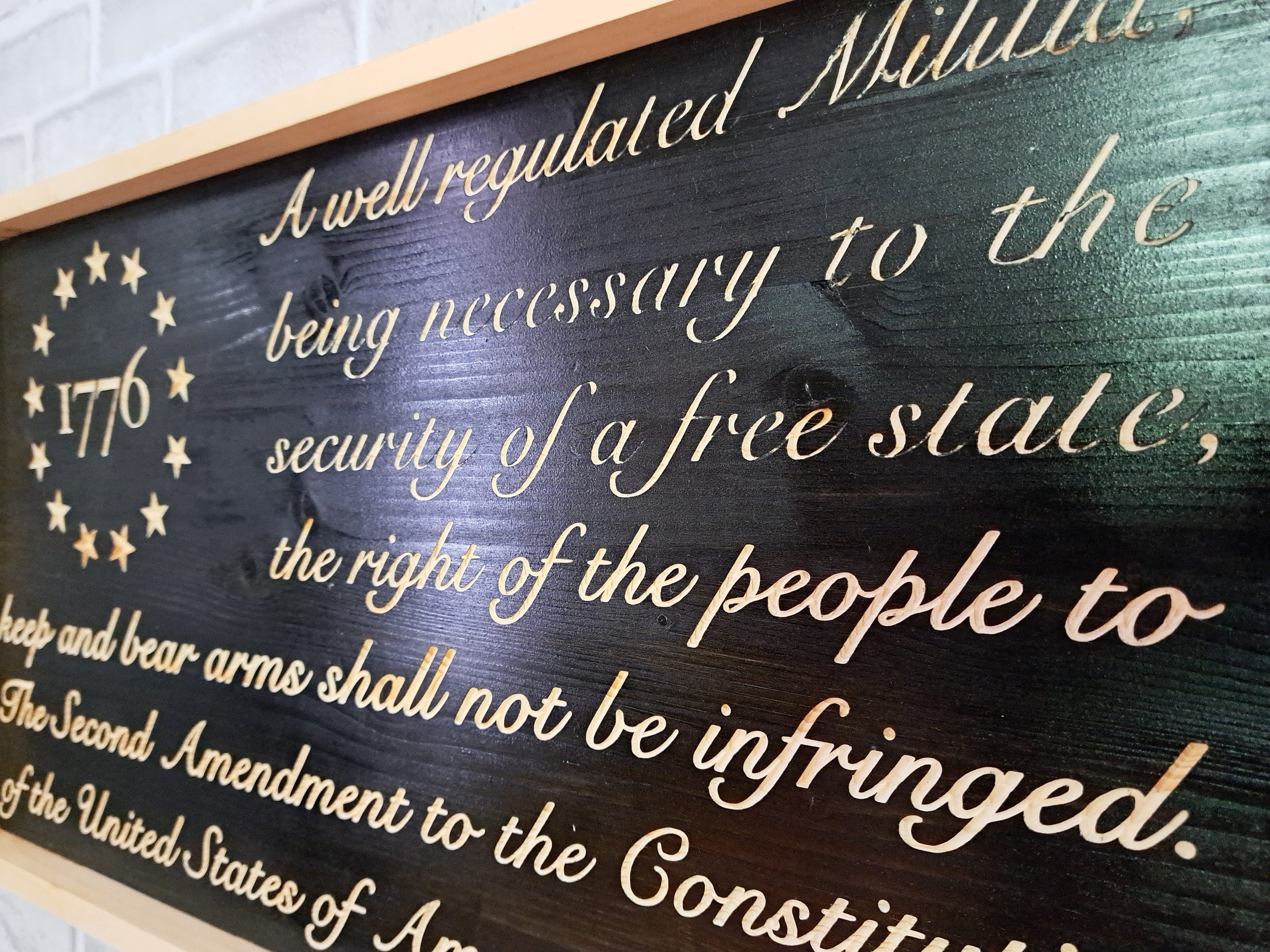 Handmade 2nd Amendment Flag - Etsy