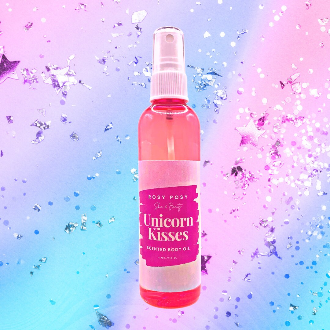 4 Oz. Unicorn Kisses Spray Body Oil, Sweet Candy Scent, Unicorns, Candy ...