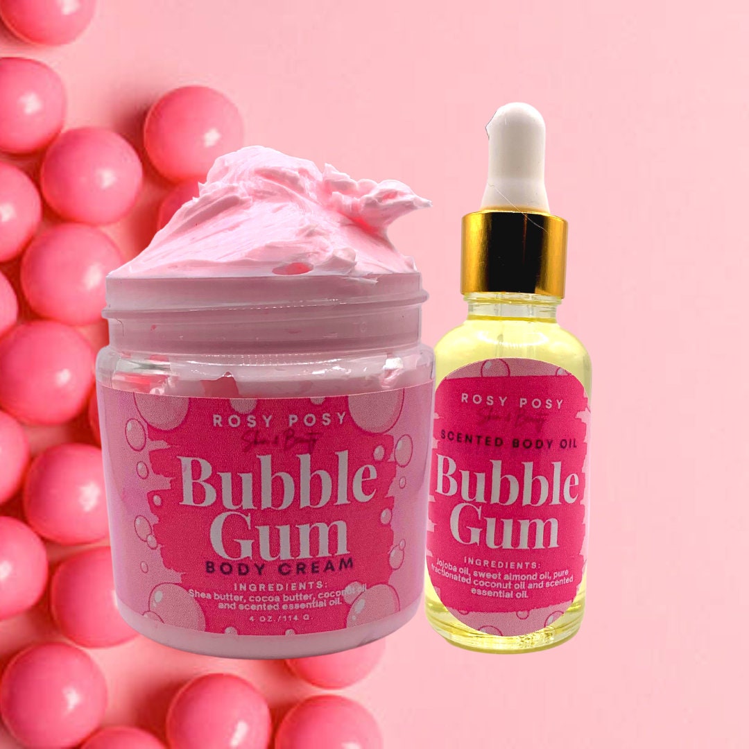 Bubble Gum Body Bundle 4 Oz. Bubble Gum Body Cream & 1 Oz. - Etsy