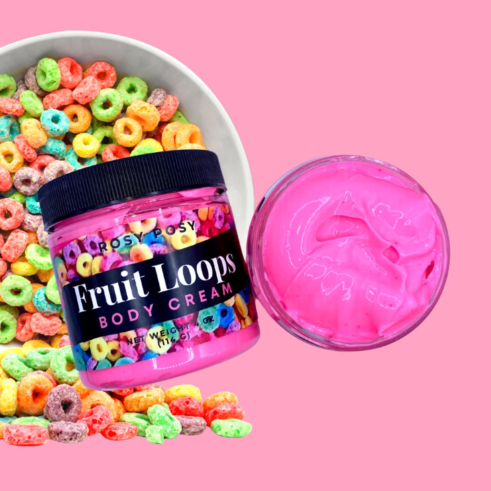 Fruit Loops Body Bundle 4 Oz. Fruit Loops Body Cream & 1 Oz. - Etsy