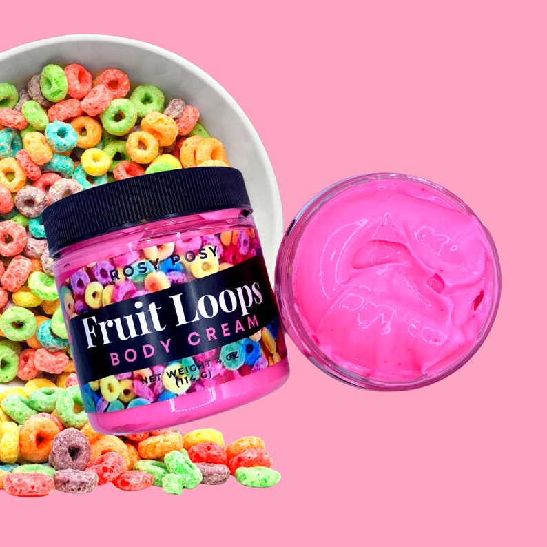 Fruit Loops Body Bundle 4 Oz. Fruit Loops Body Cream & 1 Oz. - Etsy