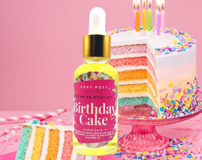 Birthday Cake Body Oil - Etsy