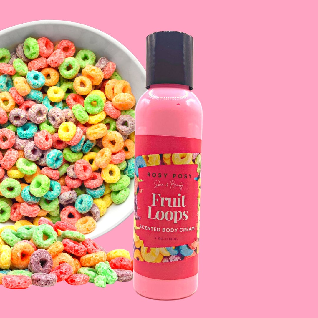 4 Oz. Fruit Loops Body Cream, Fruit Loops Cream, Fruity Cereal Body ...