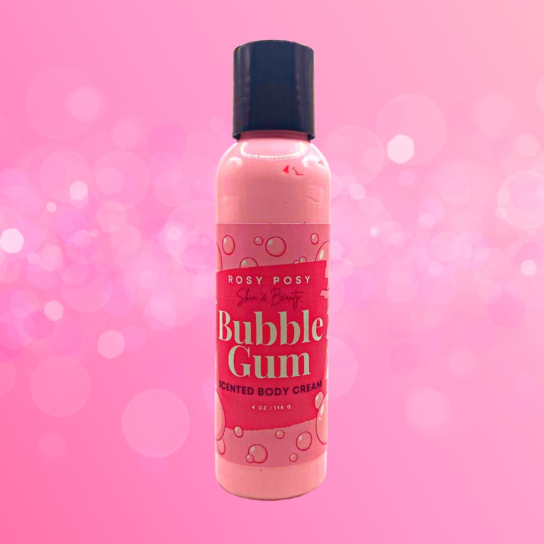 4 Oz. Bubble Gum Body Cream, Creamy Body Cream, Bubble Gum, Sweet ...