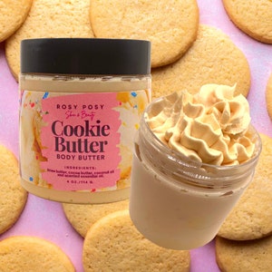 Cookie Butter Body Bundle- 4 Oz. Cookie Butter Whipped Body Butter & 4 ...