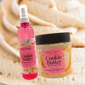 Cookie Butter Body Bundle- 4 Oz. Cookie Butter Whipped Body Butter & 4 ...