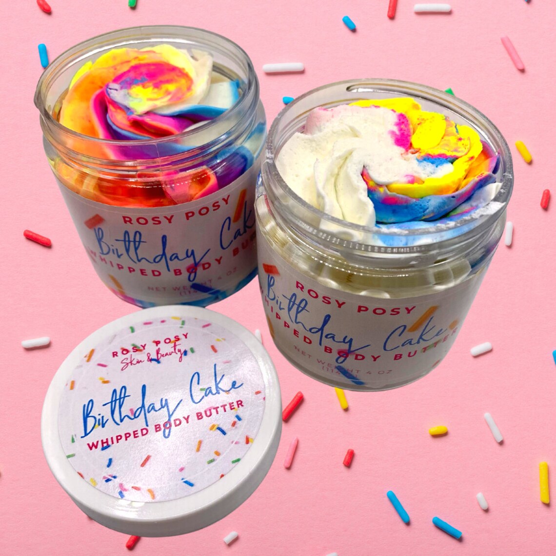 Birthday Cake Body Bundle 4 Oz. Birthday Cake Whipped Body - Etsy