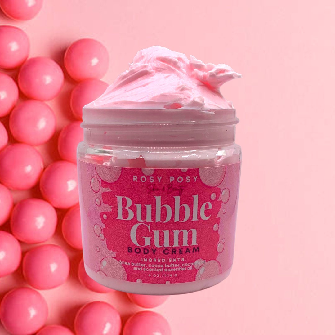 4 Oz. Bubble Gum Body Cream Creamy Body Cream Bubble Gum - Etsy