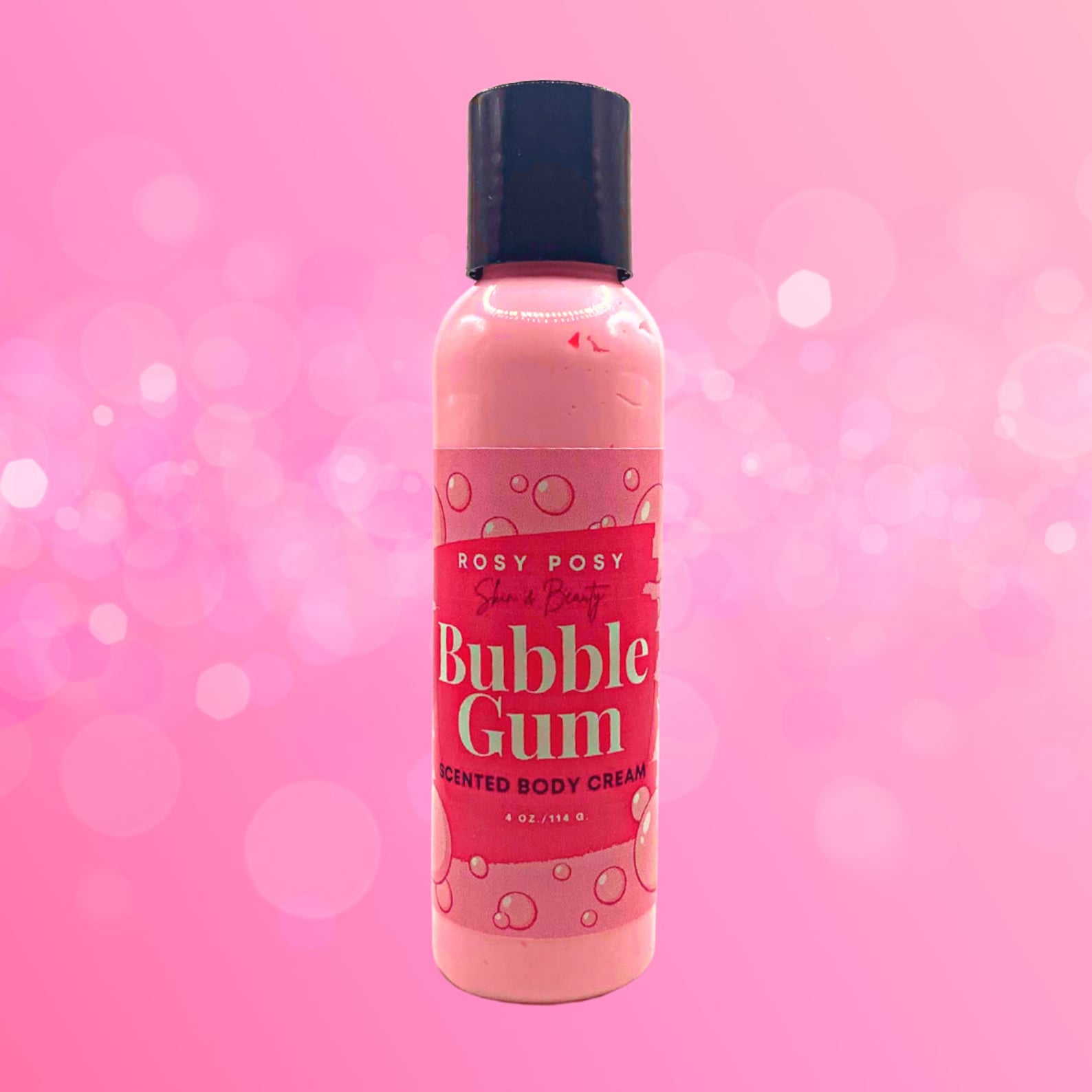 Bubble Gum Body Bundle- 4 Oz. Bubble Gum Body Cream & 1 Oz. Bubble Gum ...
