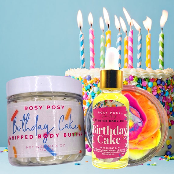 Birthday Cake Body Bundle 4 Oz. Birthday Cake Whipped Body - Etsy