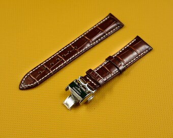 Longines Deployment Genuine Leather Replacement Strap - Etsy