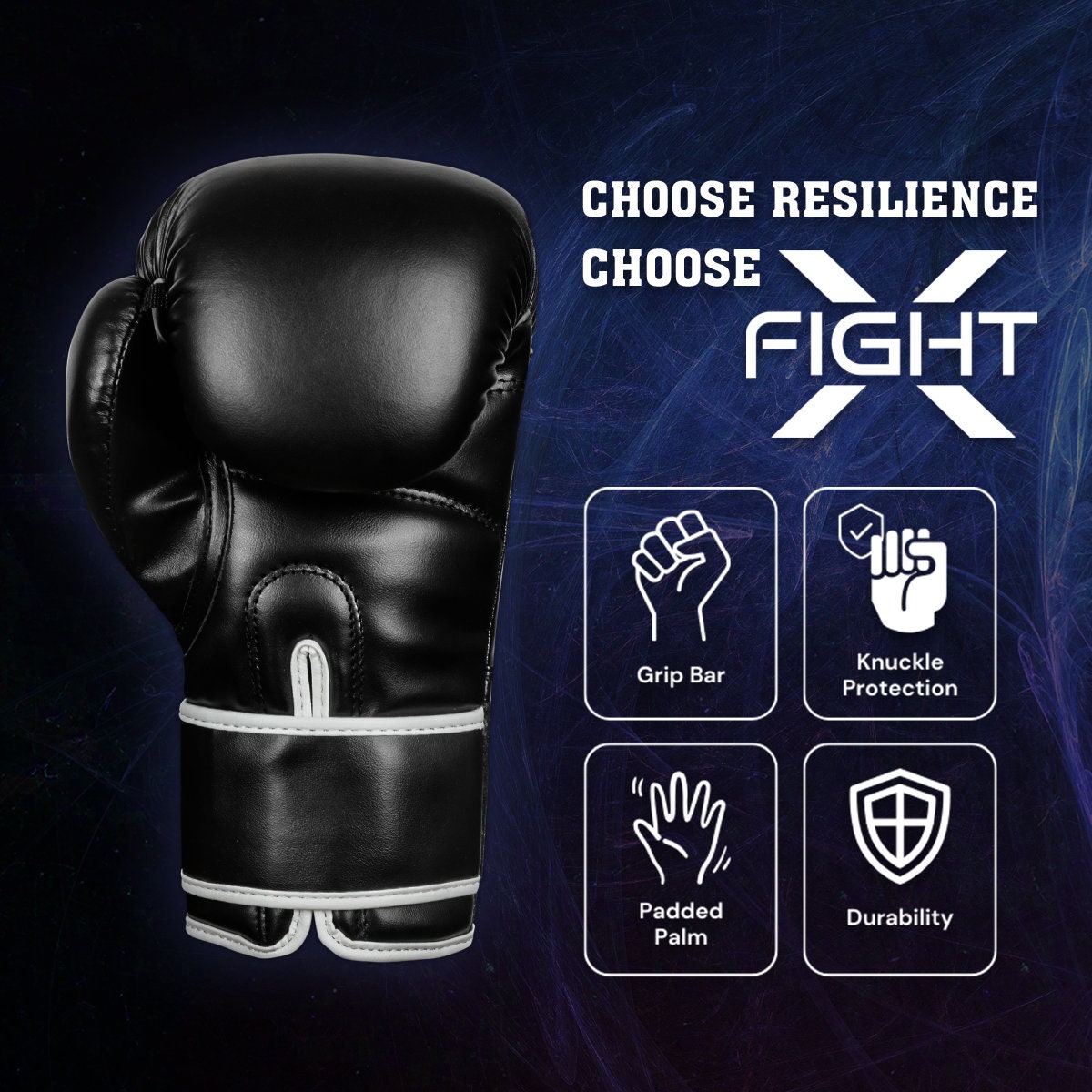 Fightx Boxing Gloves for Men & Women MMA Heavy Bag Gloves for Adults ...
