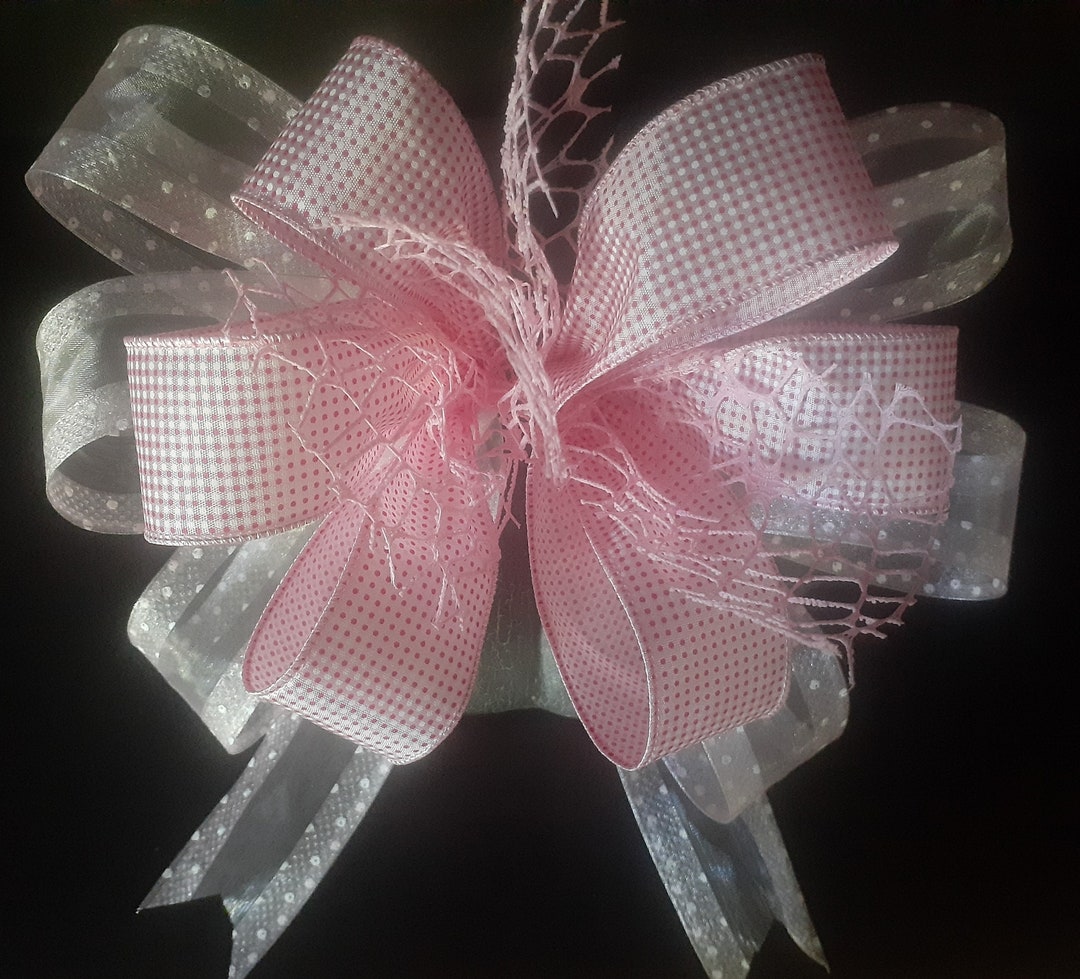 Pink Gifting Bows Pink Present Bows Pink Baby Shower Bows - Etsy