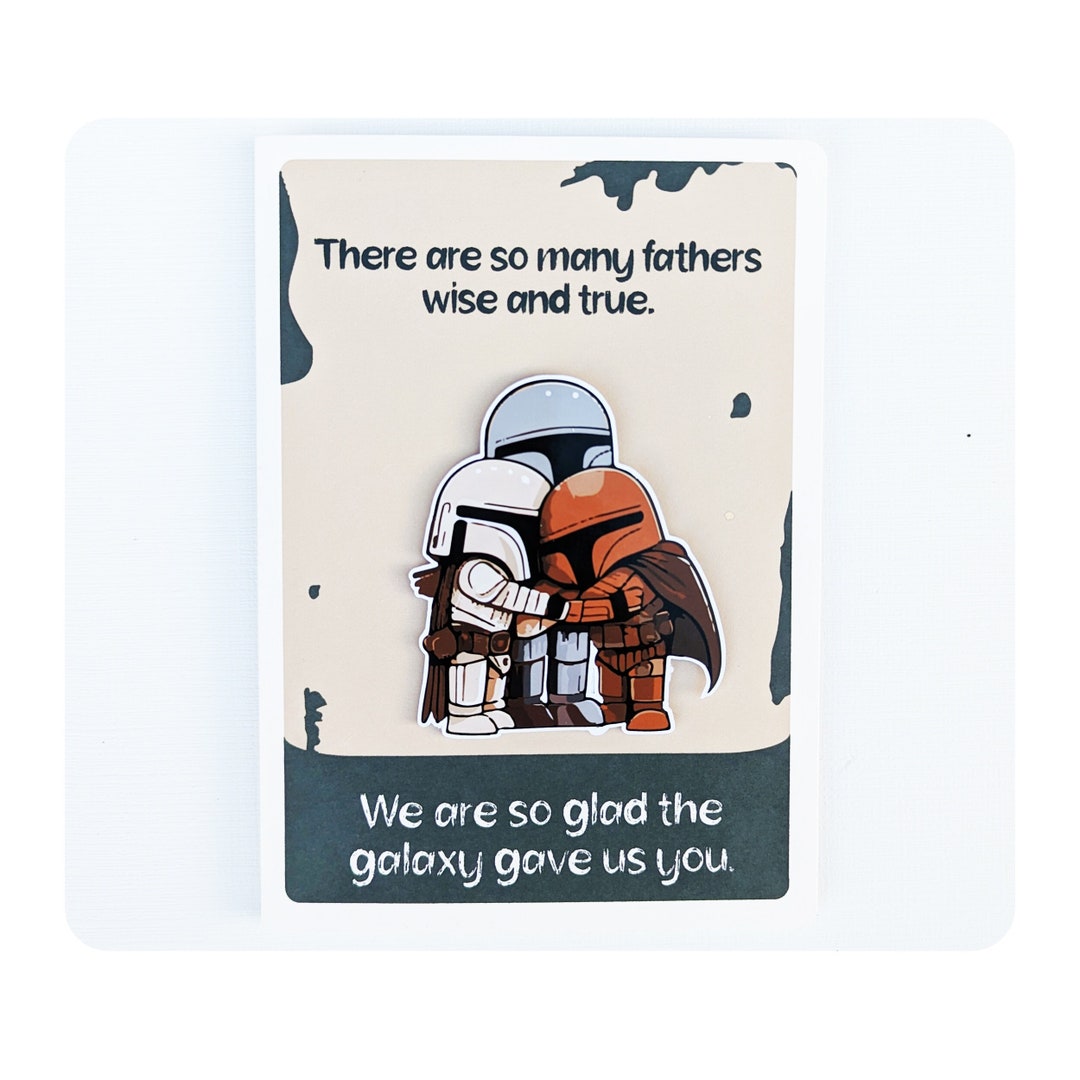 Star Wars Inspired Fathers Day Card / Multiple Children / Happy Fathers ...