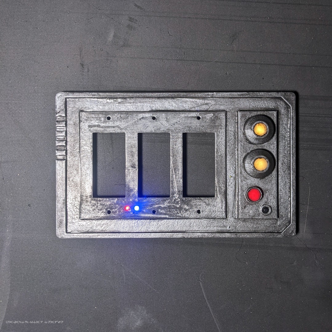 Star Wars Clone Wars Inspired Light Switch Cover / 3 Gang Rocker ...