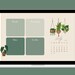 Boho Plant Themed Desktop Organizer Wallpaper Desktop Wallpaper July ...