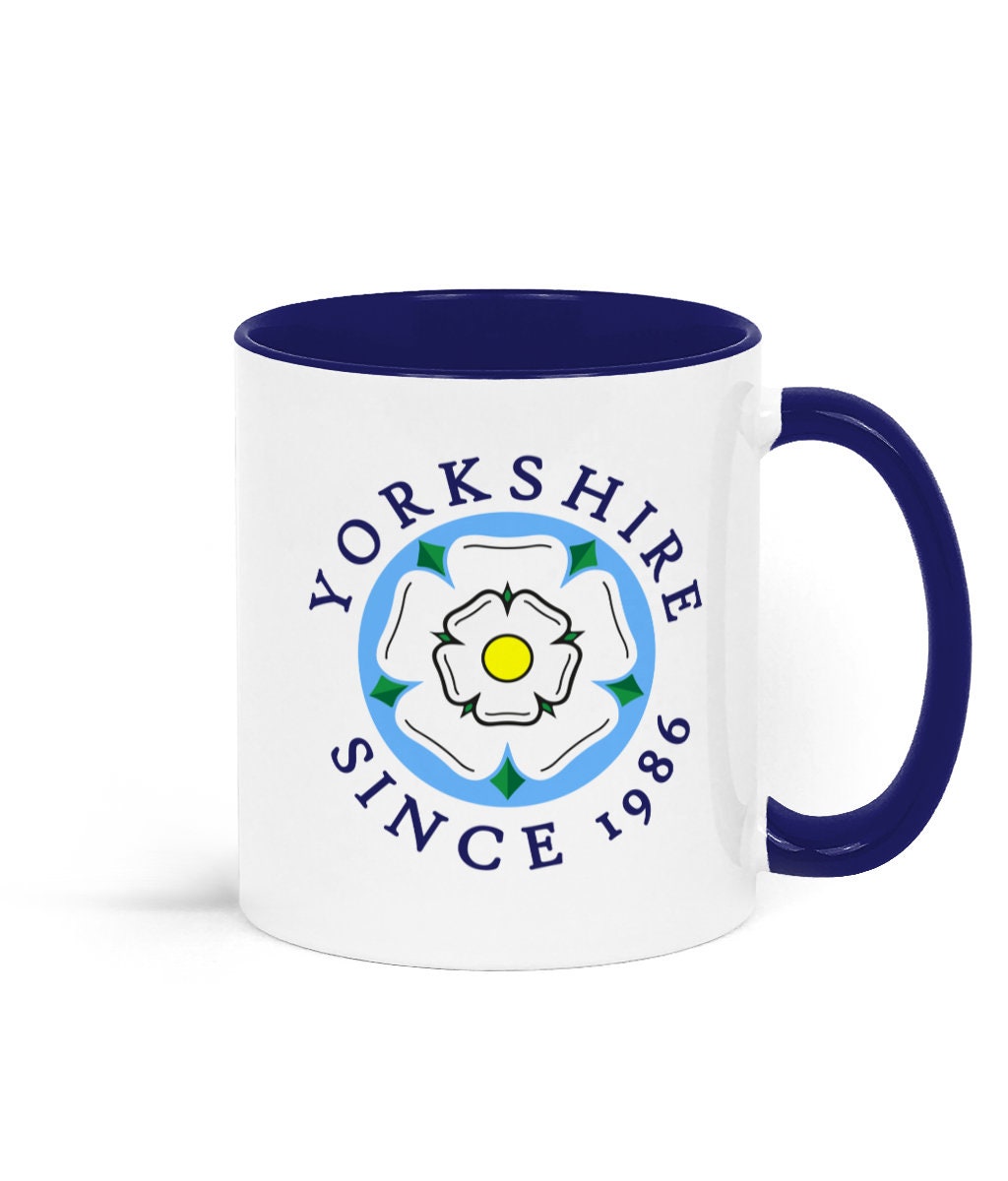 Customised Yorkshire Mug Two Toned Mug 11 Oz Ceramic Mug - Etsy UK