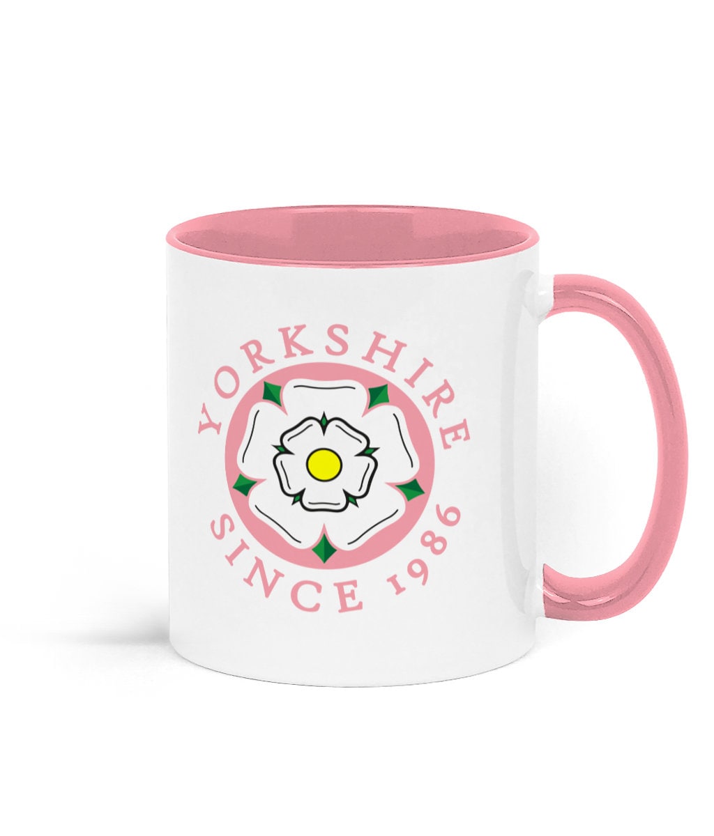 Customised Yorkshire Mug Two Toned Mug 11 Oz Ceramic Mug - Etsy UK