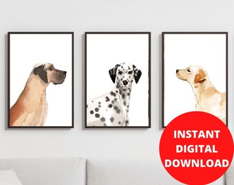 Big Dogs Wall Art - Etsy