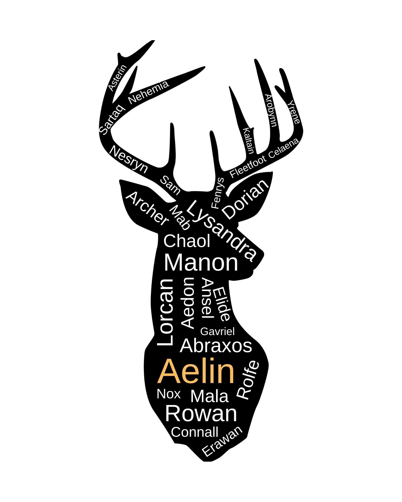 Throne of Glass Characters Wall Art/ TOG/ SJM/ Book Characters/ Bookish ...