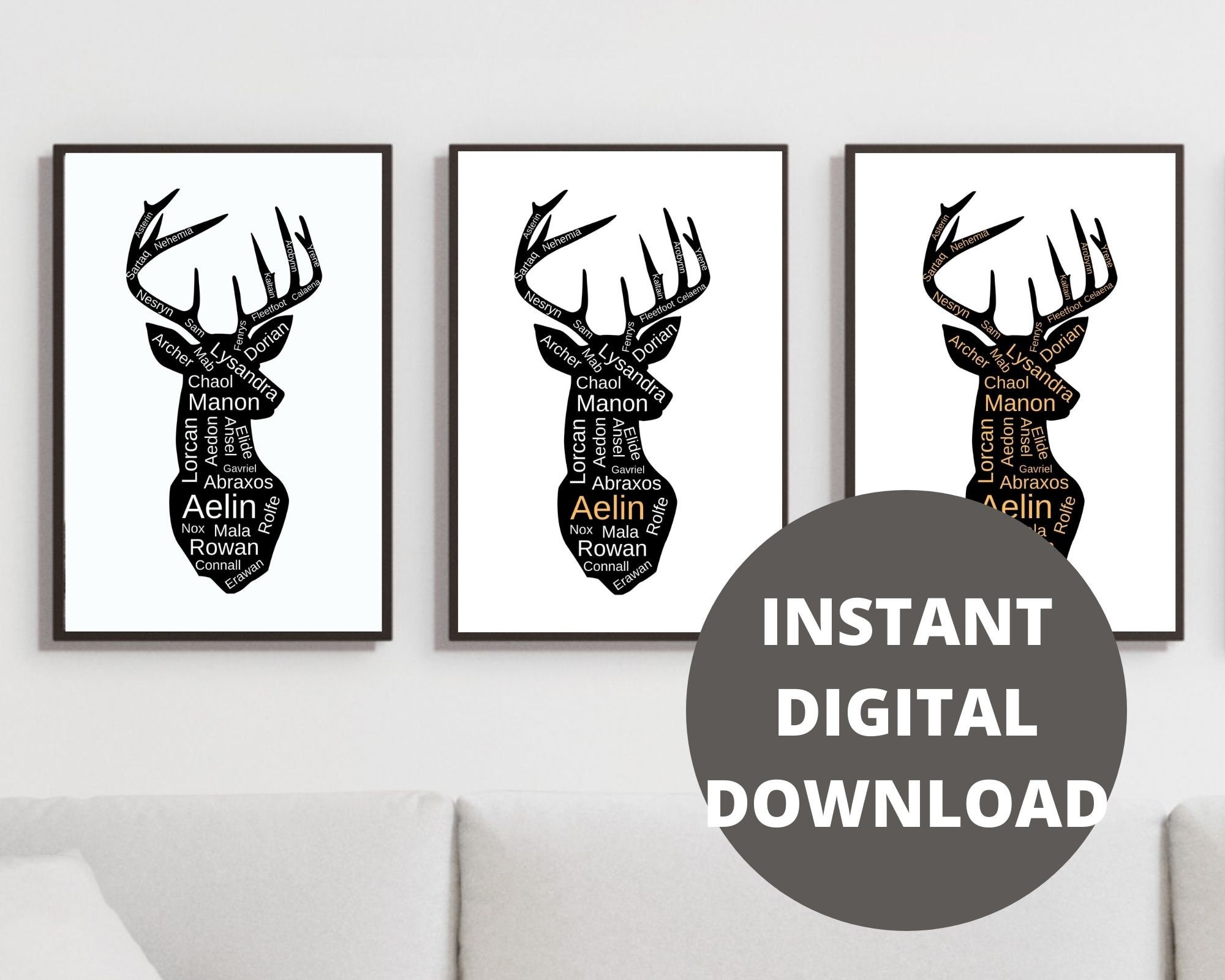 Throne of Glass Characters Wall Art/ TOG/ SJM/ Book Characters/ Bookish ...